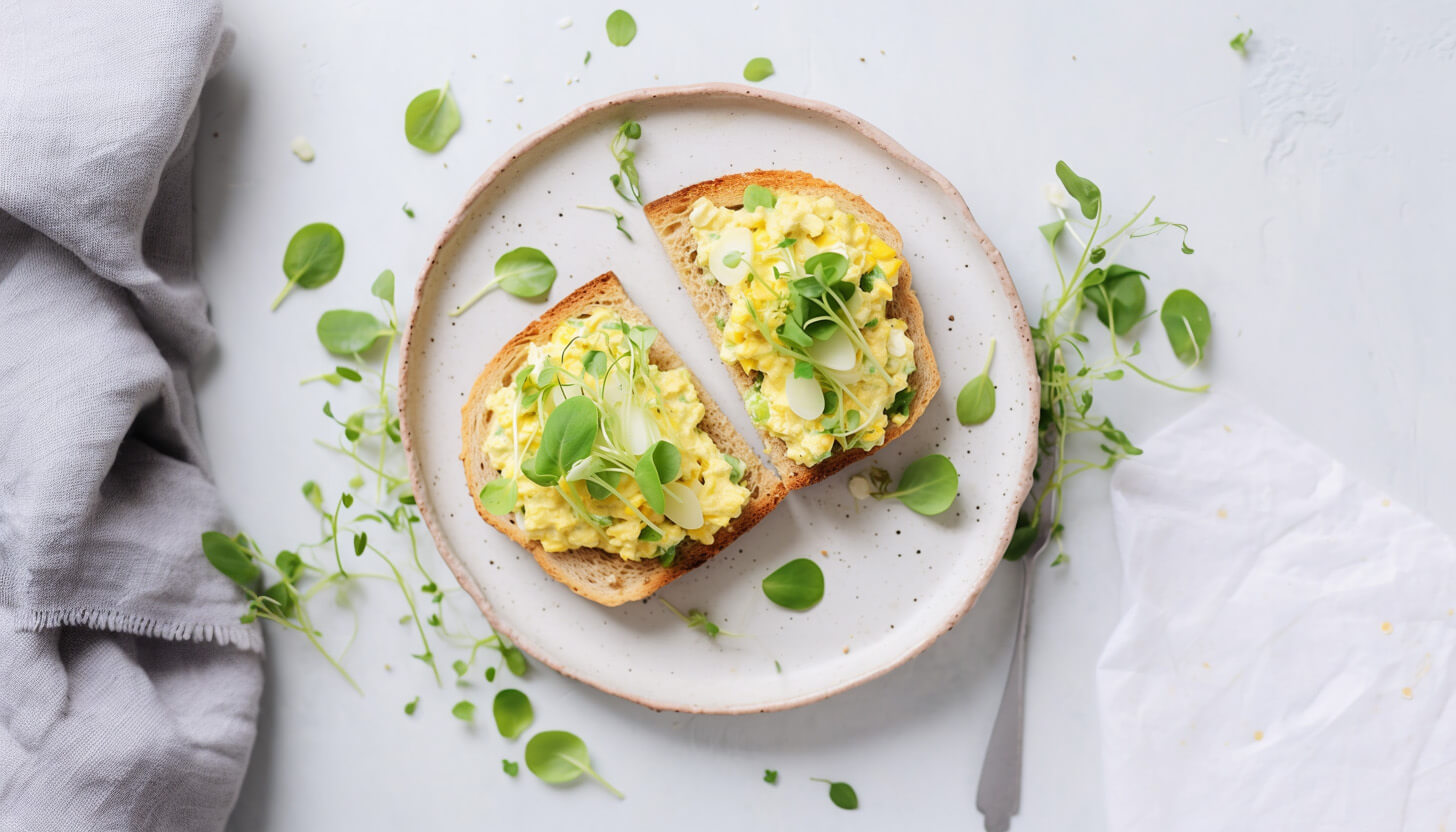 Kanapki z pastą z jajka i serka wiejskiego | Przepisy dietetyczne | Centrum Respo